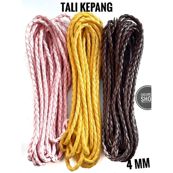 Jual TALI KEPANG BULAT 4 MM | Bahan kalung gelang diy craft | Shopee ...