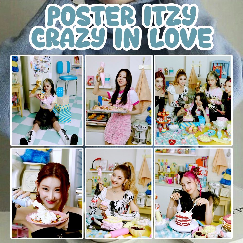 Jual Poster ITZY LOCO CRAZY IN LOVE | Poster Kpop A4 A5 A6 Murah Murah ...