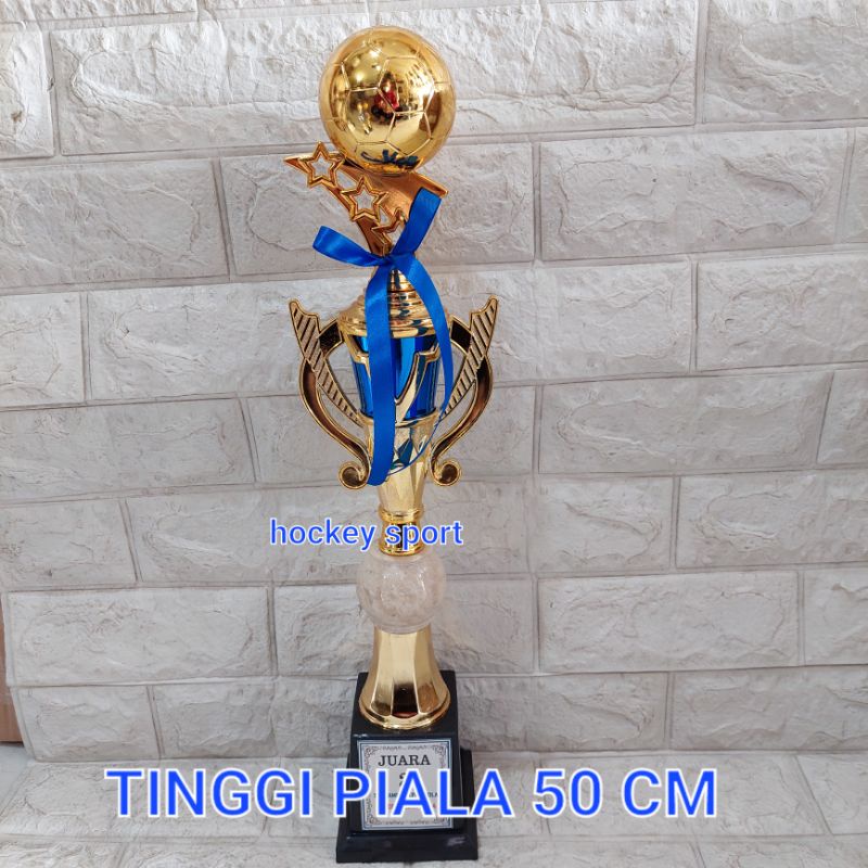 Jual Trophy Piala Bola Futsal Kaca Marmer 1 PCS Tinggi 50 CM | Shopee ...