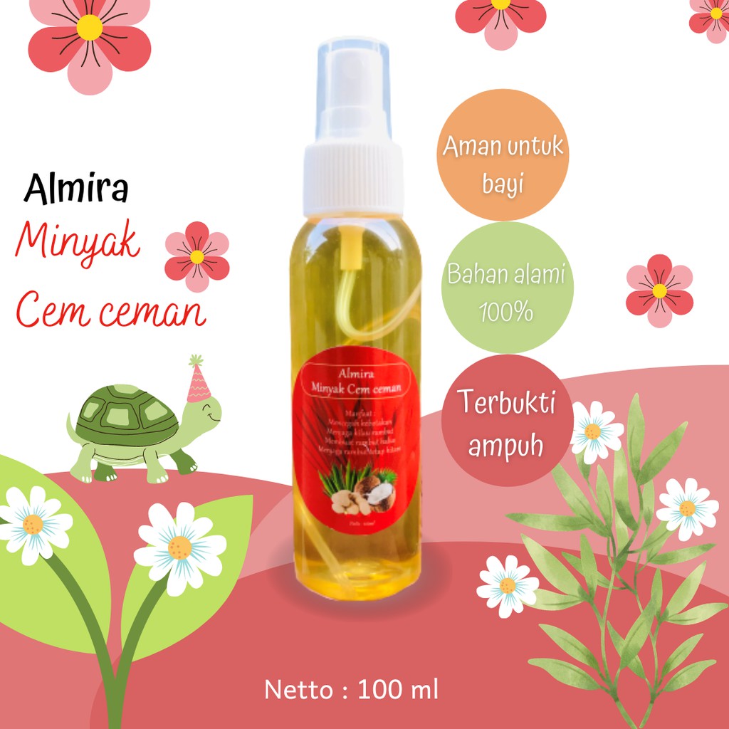 Jual Almira Minyak Rambut Cem ceman Hair Growth Oil Serum 100ml ...