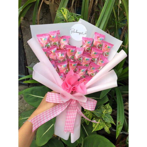 Jual BUKET YUPI MINI, mini buket, buket yupi murah | Shopee Indonesia