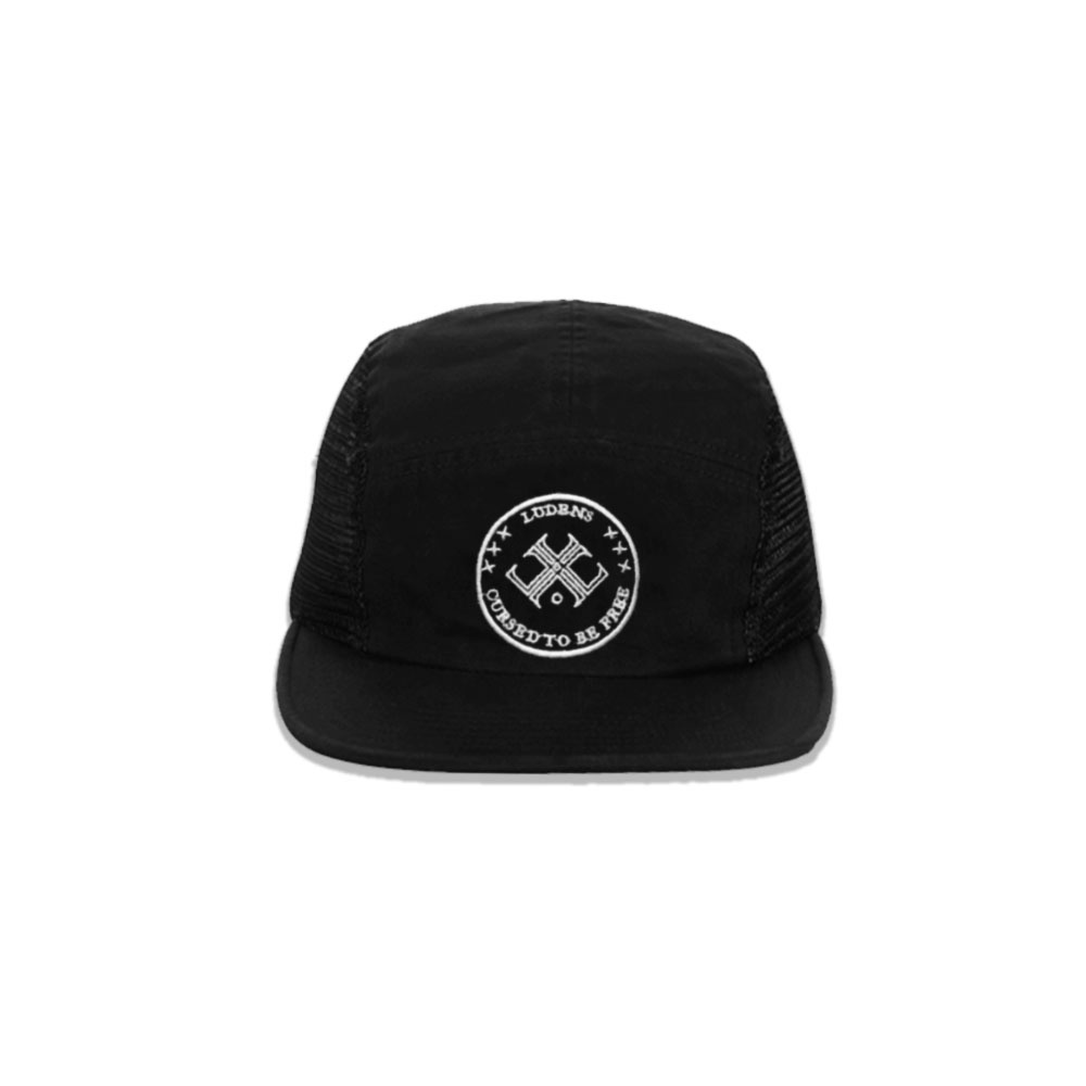 Jual Ludenssect - 5 Panel Mesh Ludens Logo Black Cap | Shopee Indonesia