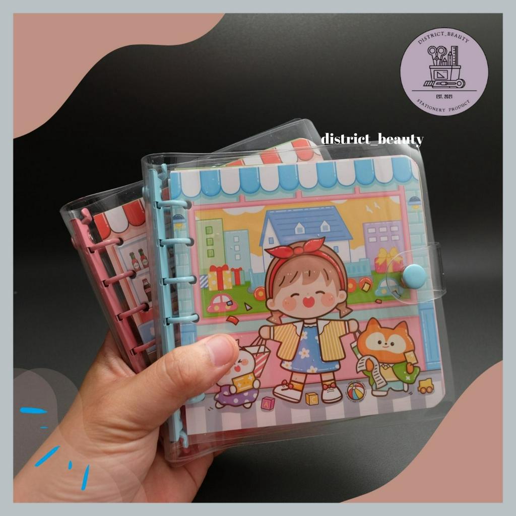 Jual BUKU BINDER SPIRAL MOMO BINDER BOOK CUTE GIRL FULL KARAKTER ...