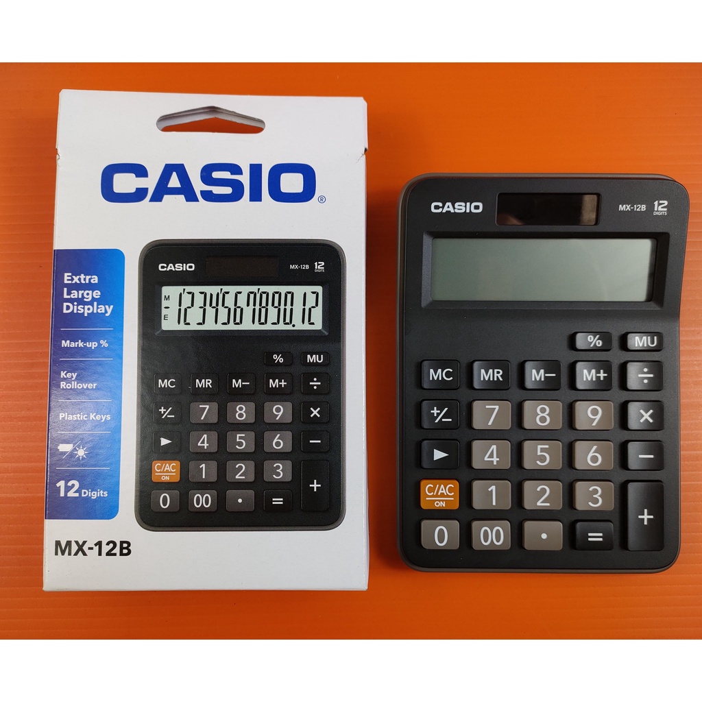 Jual CALCULATOR / KALKULATOR CASIO MX 12 ( ORIGINAL ) | Shopee Indonesia