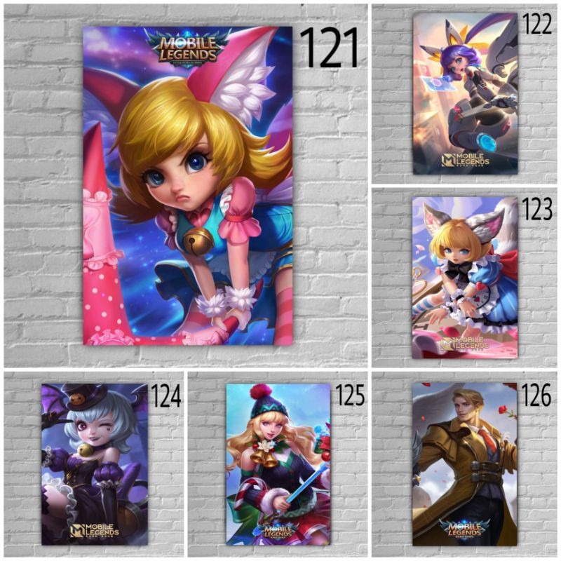 Jual POSTER DINDING MOBILE LEGENDS 121-140/TANPA BINGKAI. | Shopee ...