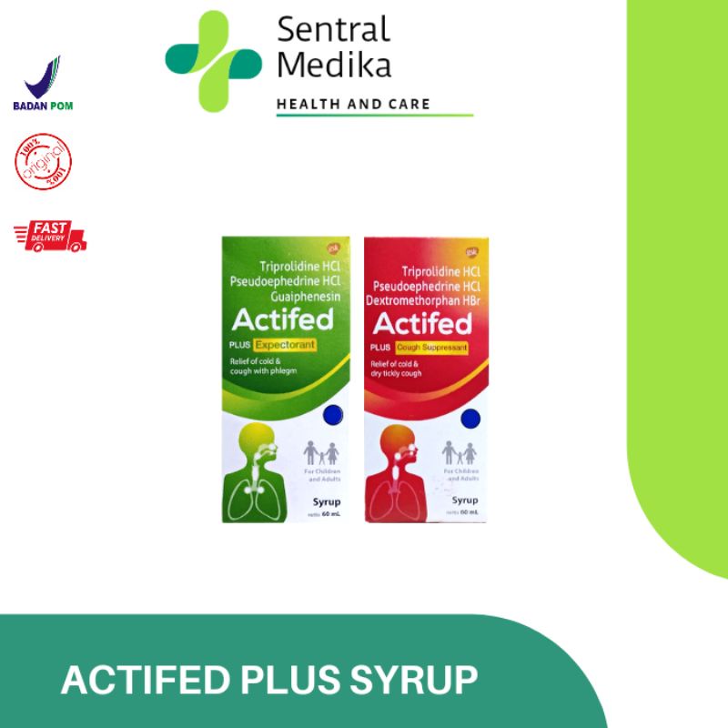 Jual ACTIFED PLUS SYRUP_Obat Batuk Flu | Shopee Indonesia