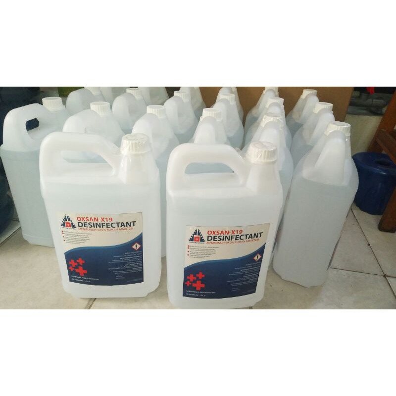 Jual Disinfektan Oxsan 5 liter - KEMENKES | Shopee Indonesia