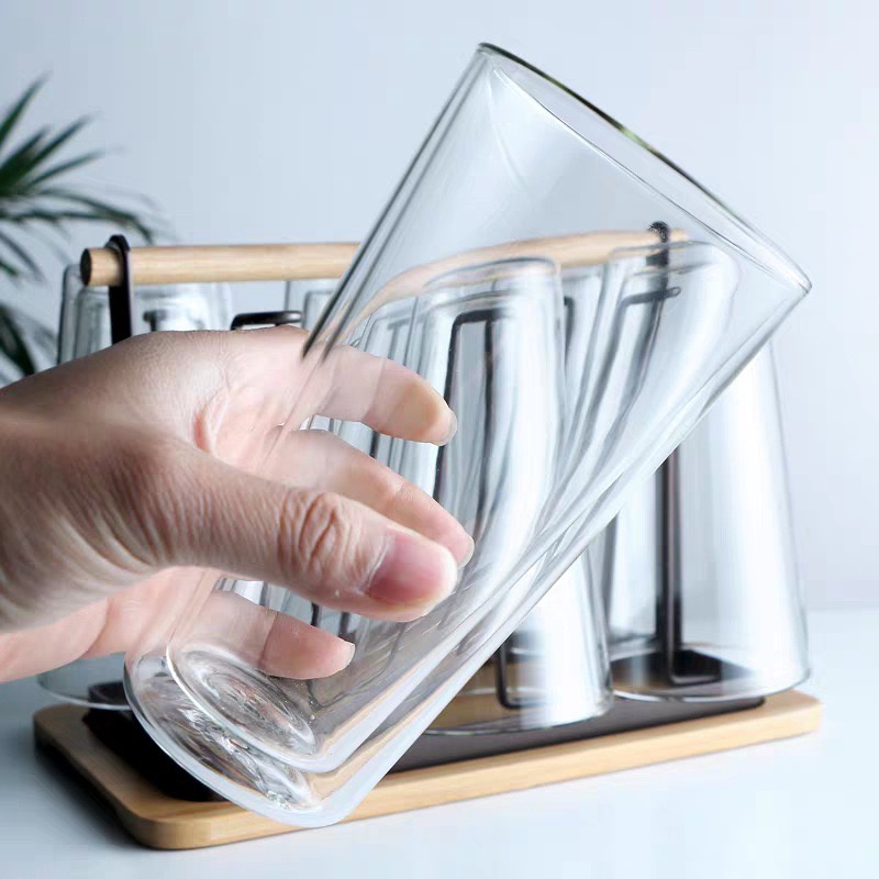 Jual 【ZEN】Gelas Double Layer Double Wall Anti Panas Cup Glass Kaca Dobel Bagus Unik Tebal ...