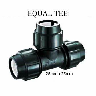Jual sambungan fitting pipa equal tee 25mm x 25mm | Shopee Indonesia