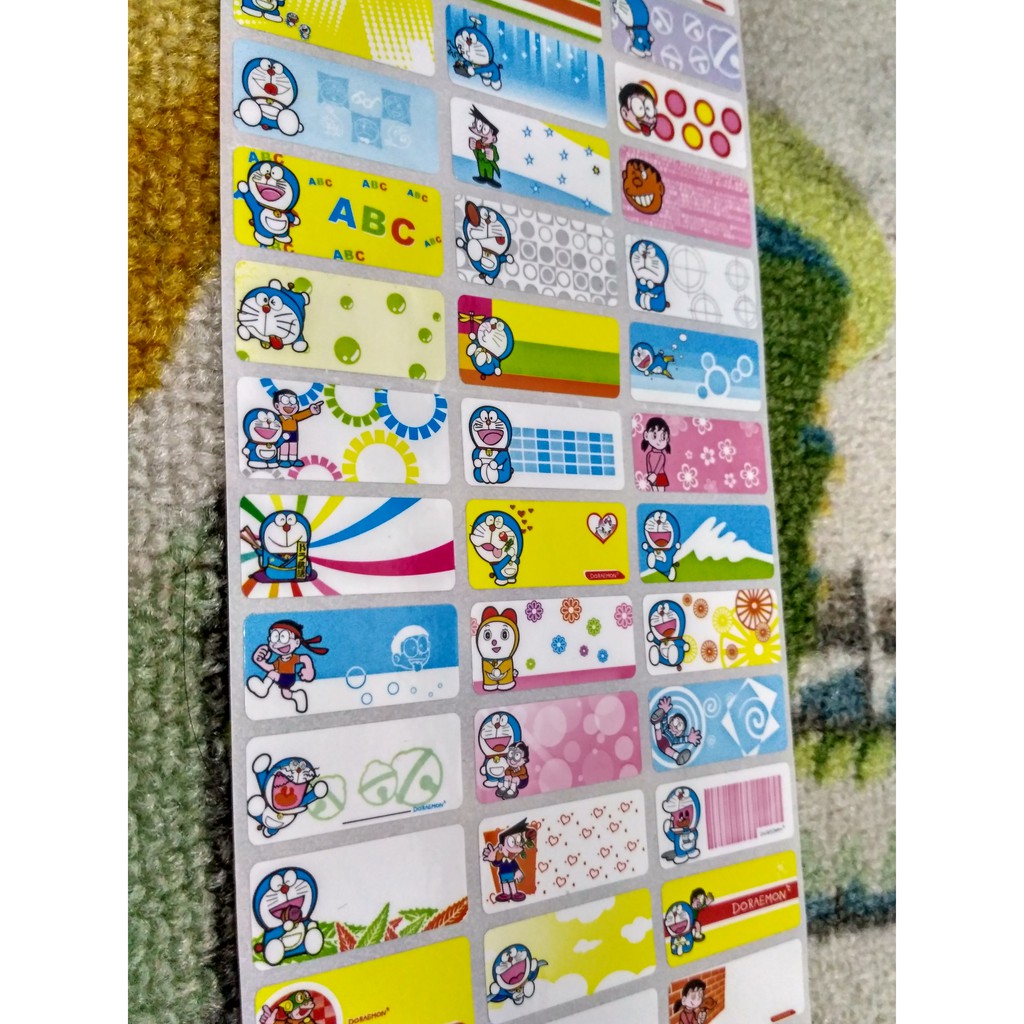 Jual Sticker Label Nama Waterproof DORAEMON | Shopee Indonesia