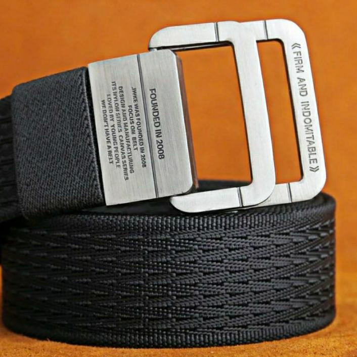 Jual ハ Craftman Gesper Tactical Belt Pria Sabuk Besi Canvas Double Ring ...