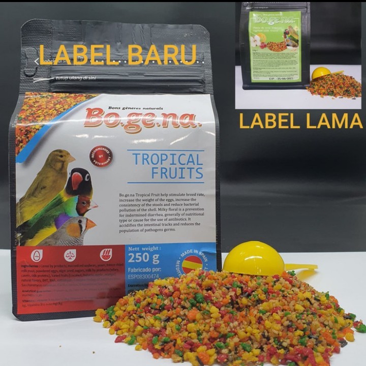 Jual Bogena Frutti Patee Eggfood 250 gram | Shopee Indonesia