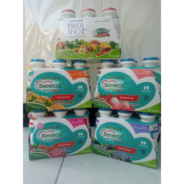 Jual NUTRIVE FIBERSHOT NUTRIVE BENECOL KOLESTROL 6 X 100 ml | Shopee ...