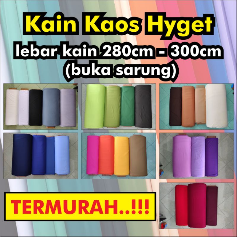 Jual Kain Furing Kaos Hyget lebar 280cm - 3m kain jatuh kain dekorasi ...