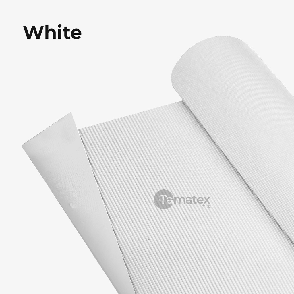 Jual KAIN TASLAN MILKY WATERPROOF LEM PUTIH POLYESTER TASLAN MICRO ...