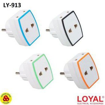 Jual Steker T Multi LOYAL Plug Universal Cabang 3 Serbaguna LY-918 LY ...
