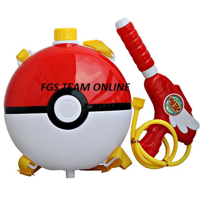 Jual Unik MAINAN WATER GUN TABUNG POKEMON/WATERGUN POKEMON/PISTOL AIR ...
