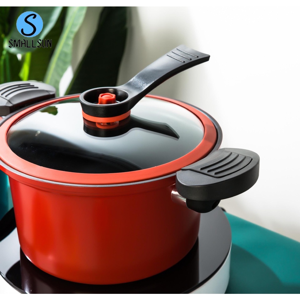 Jual Panci Presto Teflon Pressure Cooker Pot Totipotent 3.5 Liter Anti Lengket | Shopee Indonesia