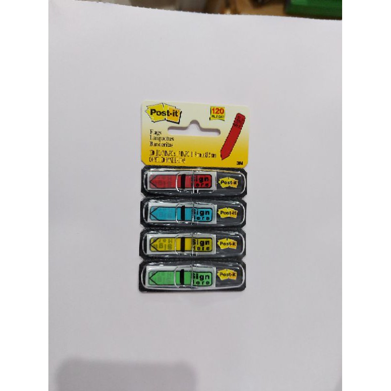 Jual Post-it Flags 3M Sign Here Arrow | Shopee Indonesia