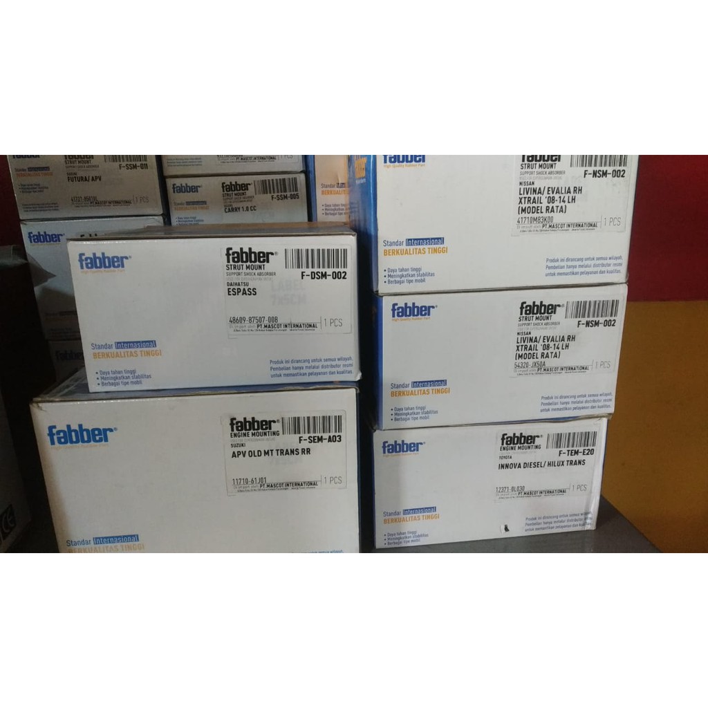 Jual ENGINE MOUNTING COROLLA TWINCAM AE92 88-92 KIRI FABBER 1PC ...