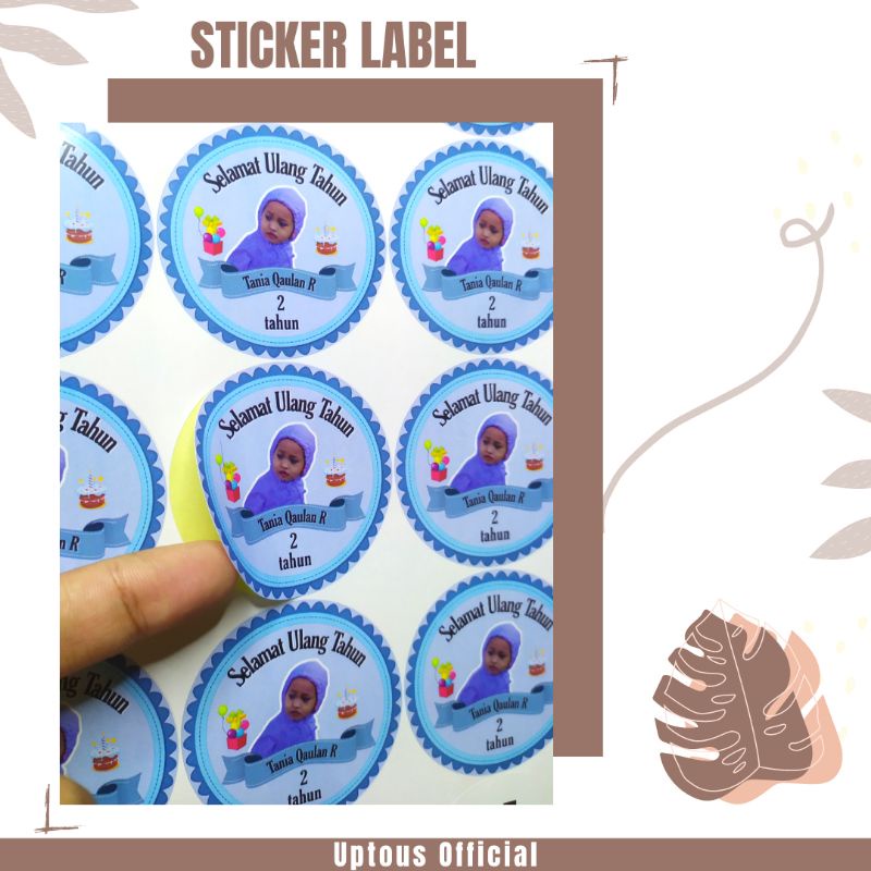 Jual STICKER LABEL KEMASAN / STICKER LOGO OLSHOP / STICKER CUSTOM ...
