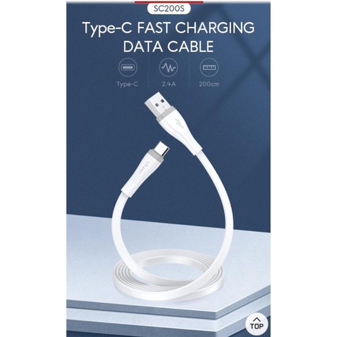Jual Kabel Charging Type C 30 cm 2.4A VIVAN SC30S Jaminan Kualitas Garansi Resmi | Shopee Indonesia
