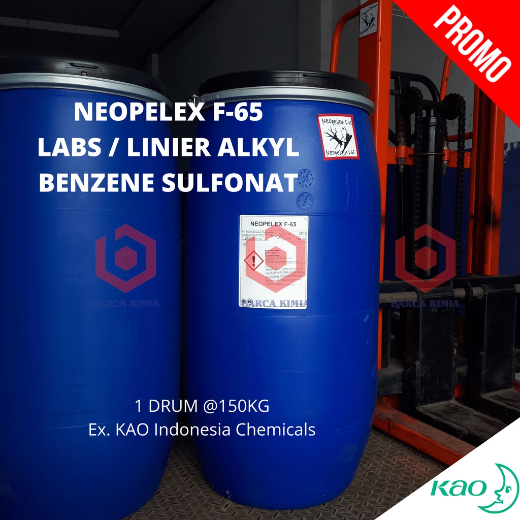 Jual KAO NEOPELEX F65 F-65 1 DRUM 150 KG / SODIUM ABS / BAHAN SABUN ...