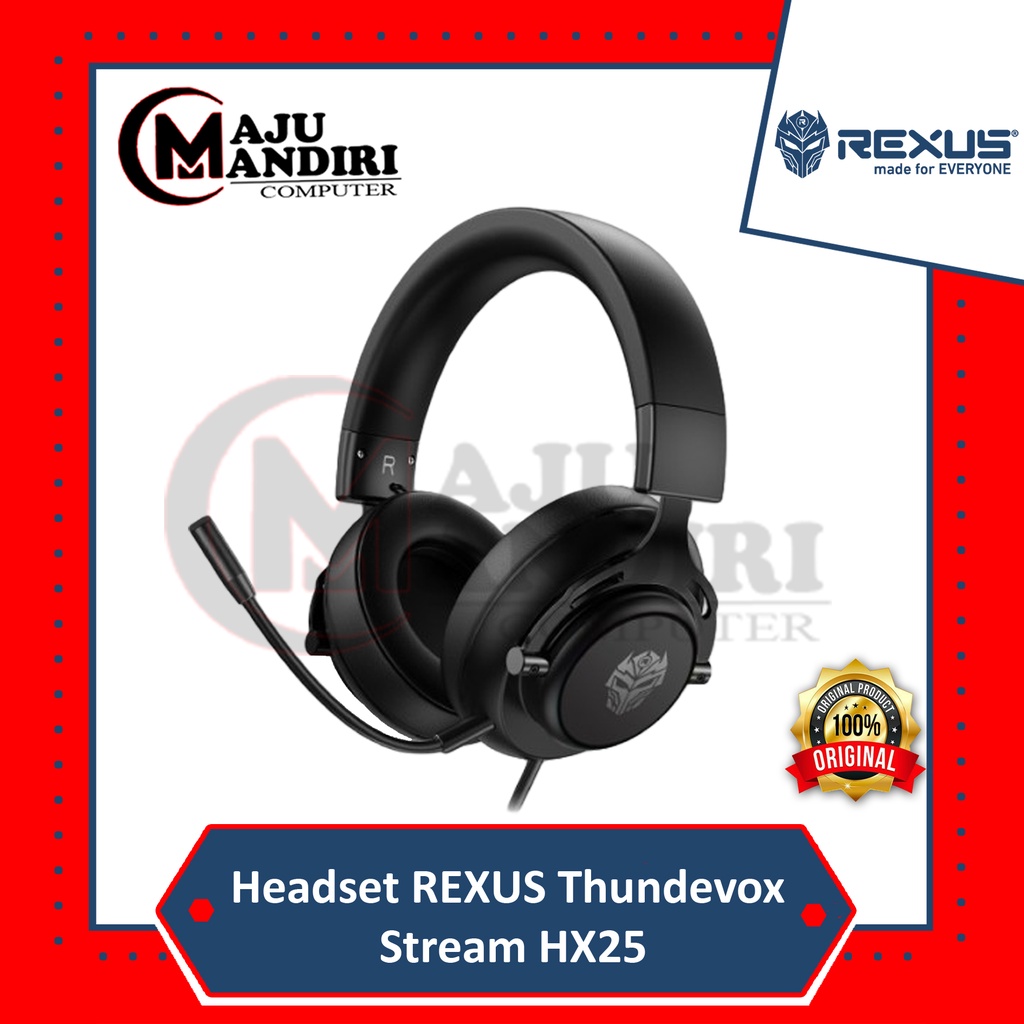 Jual HEADSET REXUS THUNDERVOX STREAM HX25 ( WHITE ) | Shopee Indonesia