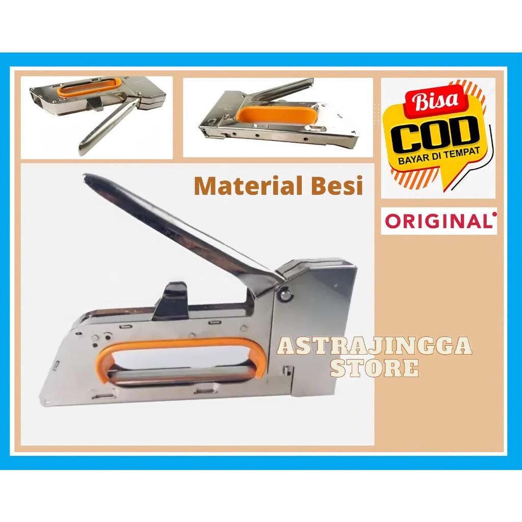 Jual Stapler Tembak / Cekrekan / Pengokot / Hekter Gun Tacker / Staples Sofa, Staples Jok ...