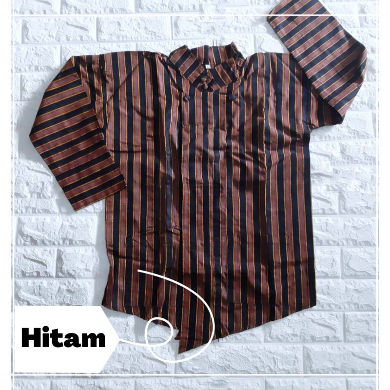 Jual Baju Surjan Sorjan Lurik Tenun Dewasa Baju Adat Jawa Jogja ...