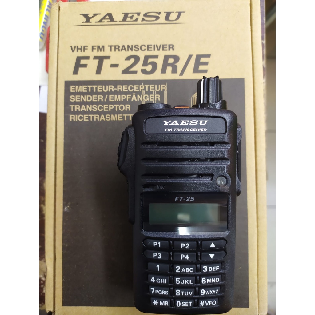 Jual HT HANDY TALKIE YAESU FT-25R VHF | Shopee Indonesia