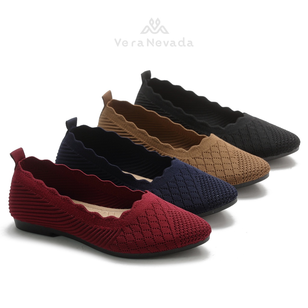 Jual Vera Nevada Sepatu Flat Slip On Wanita Shoes A05 | Shopee Indonesia
