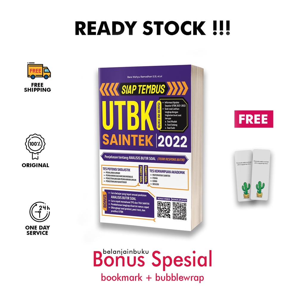 Jual Buku Siap Tembus UTBK Saintek 2022 By Charissa | Shopee Indonesia