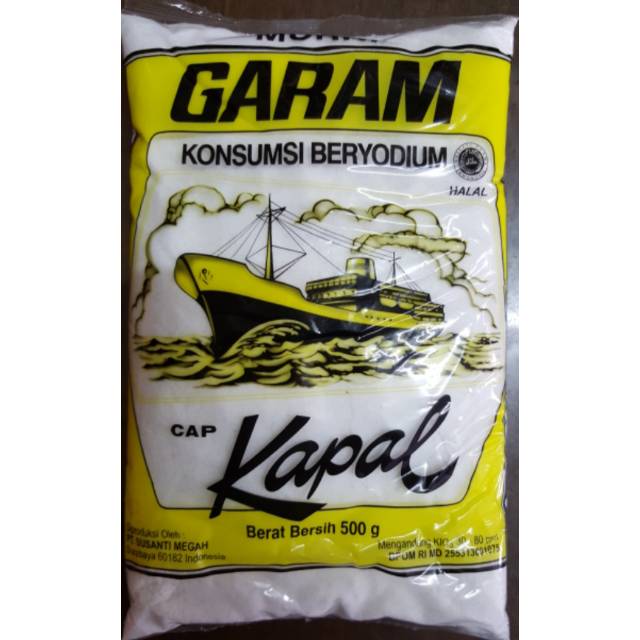 Jual Garam Cap Kapal 500gr | Shopee Indonesia