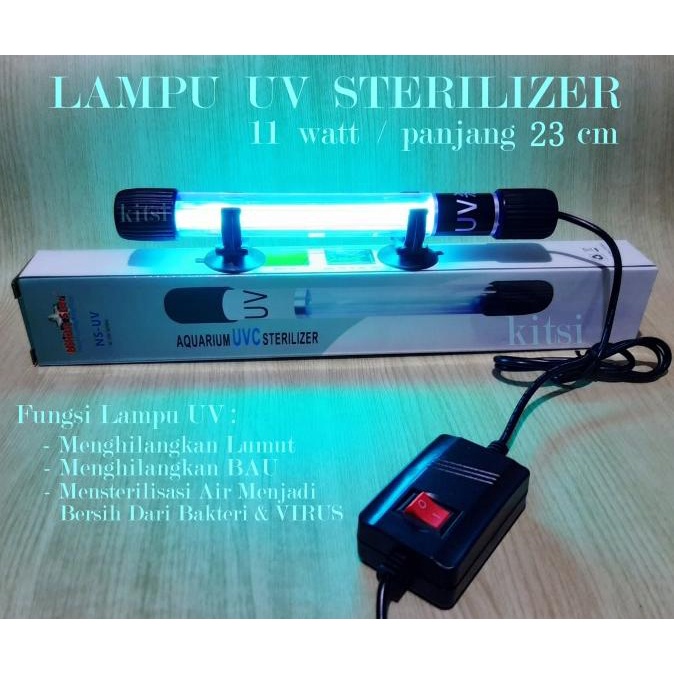 Jual Lampu UV Aquarium Nikita Star 11 watt Lampu ULTRAVIOLET NS-UV | Shopee Indonesia