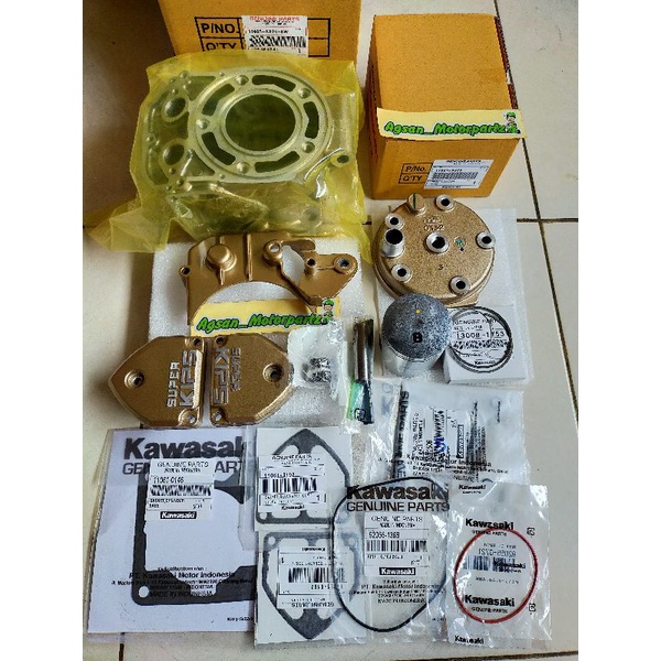 Jual PAKET BLOK PDK 11005-A024-BW NINJA 150 R SS RR New RR Old Original Kawasaki | Shopee Indonesia