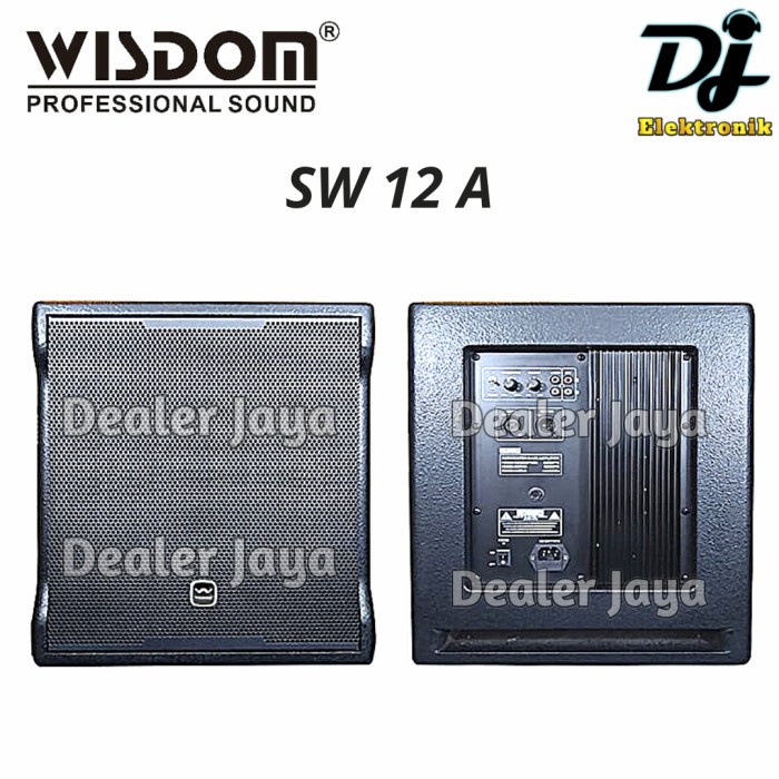 Jual Speaker Subwoofer Wisdom SW 12A / SW 12 A / SW12A / SW12 A - 12 ...