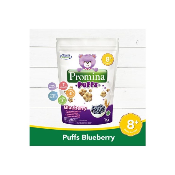 Jual PROMINA PUFF BLUEBERRY 15GR BABY SNACKING PROMINA | Shopee Indonesia