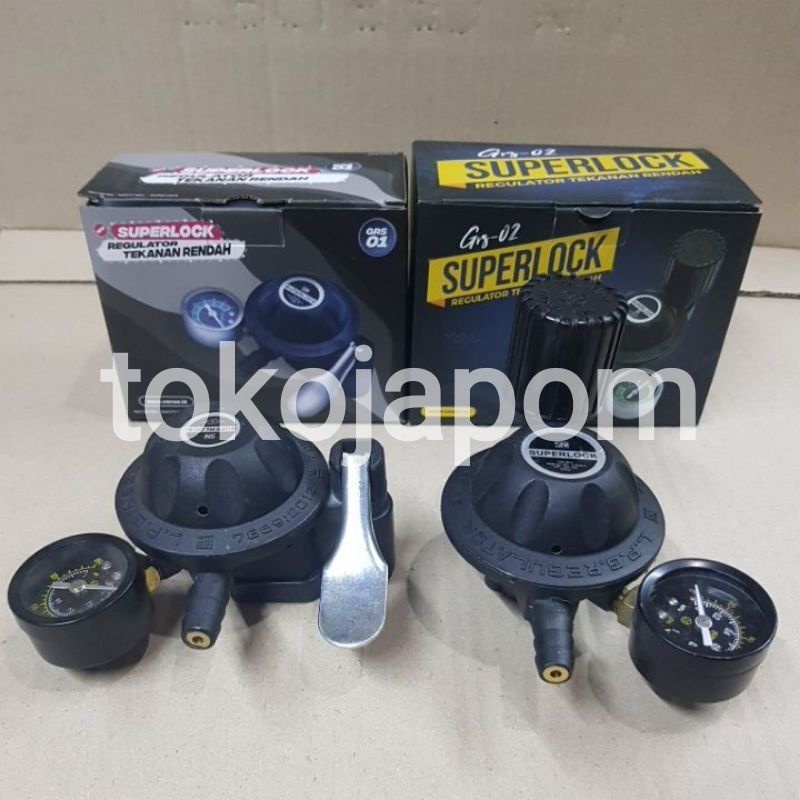 Jual Superlock Regulator Gas Kepala Gas LPG Tekanan Rendah | Shopee ...