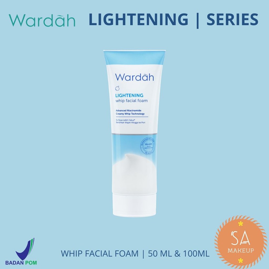Jual WARDAH Lightening Whip Facial Foam | Wardah Whip Facial Foam 50ml ...