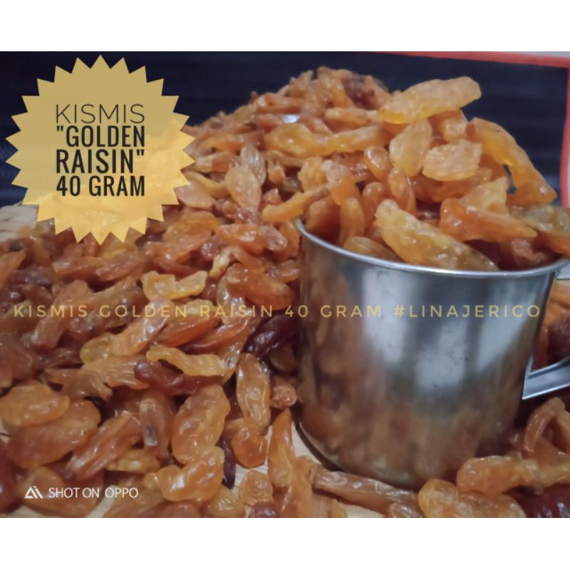 Jual kismis kuning golden raisin 40gr | Shopee Indonesia