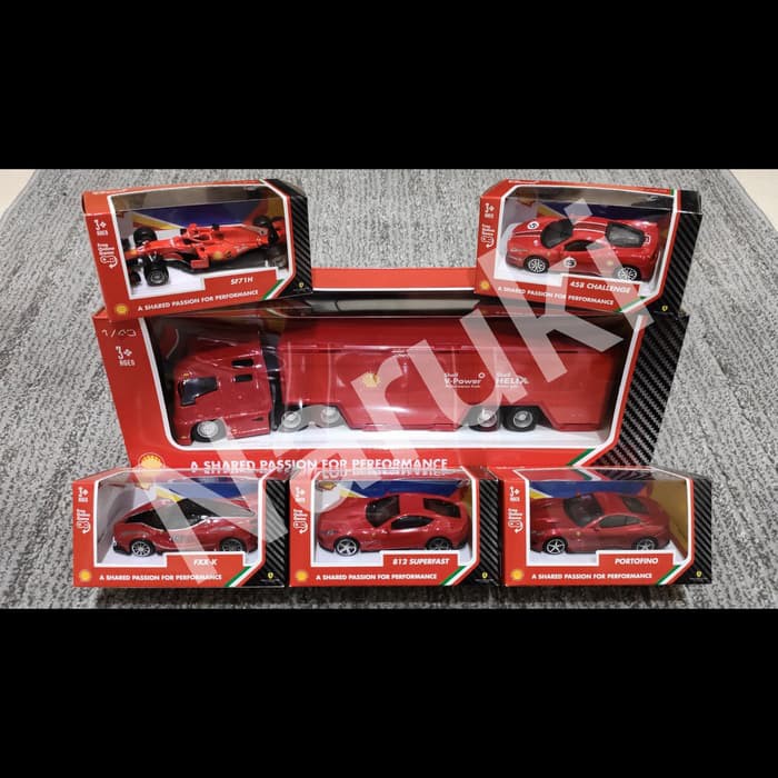 Jual Diecast Shell Ferrari Complete Set 2019 (Limited Edition) | Shopee ...
