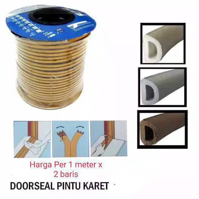 Jual Door Seal Karet Pintu ,List Peredam Kedap Suara Pintu Almunium dan ...