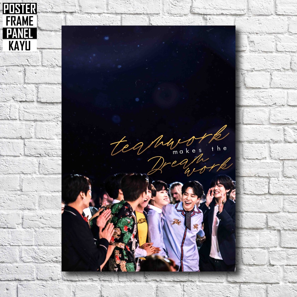 Jual Poster BTS Frame Kayu Solid A4 BTS053 | Shopee Indonesia