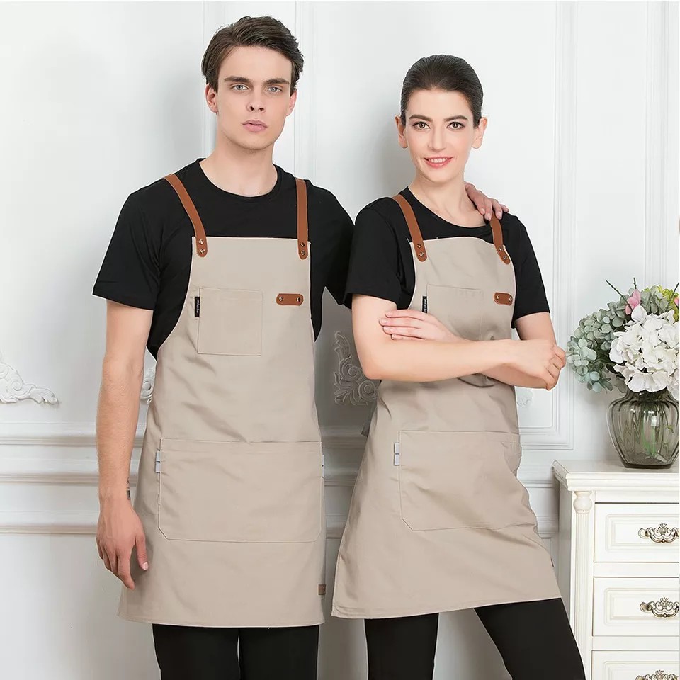 Jual BP CUSTOM APRON BARISTA BARTENDER CELEMEK MASAK BARBERSHOP WAITER ...