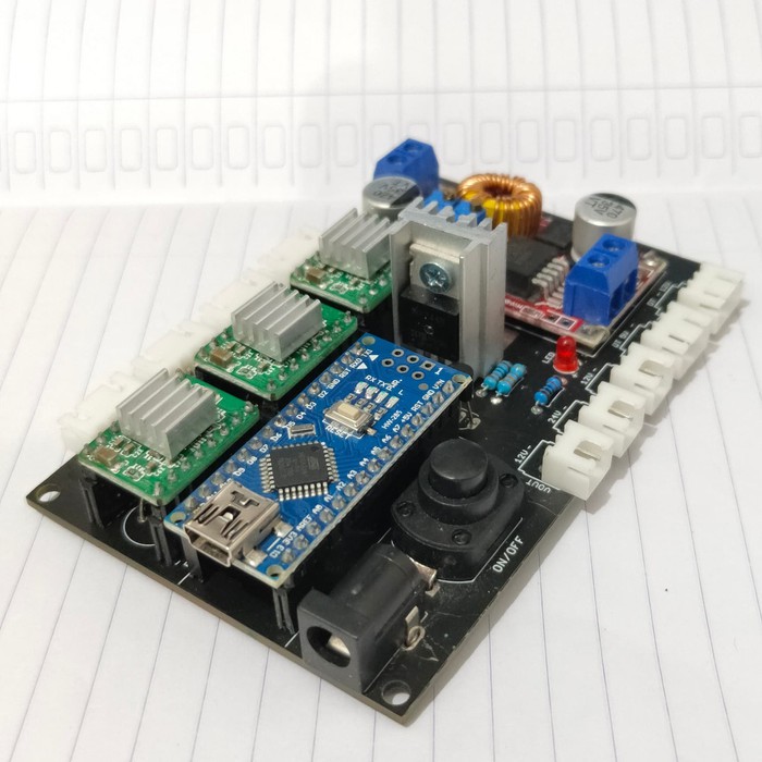 Jual board control cnc 3axis DIY cnc 3 axis board controller arduino ...