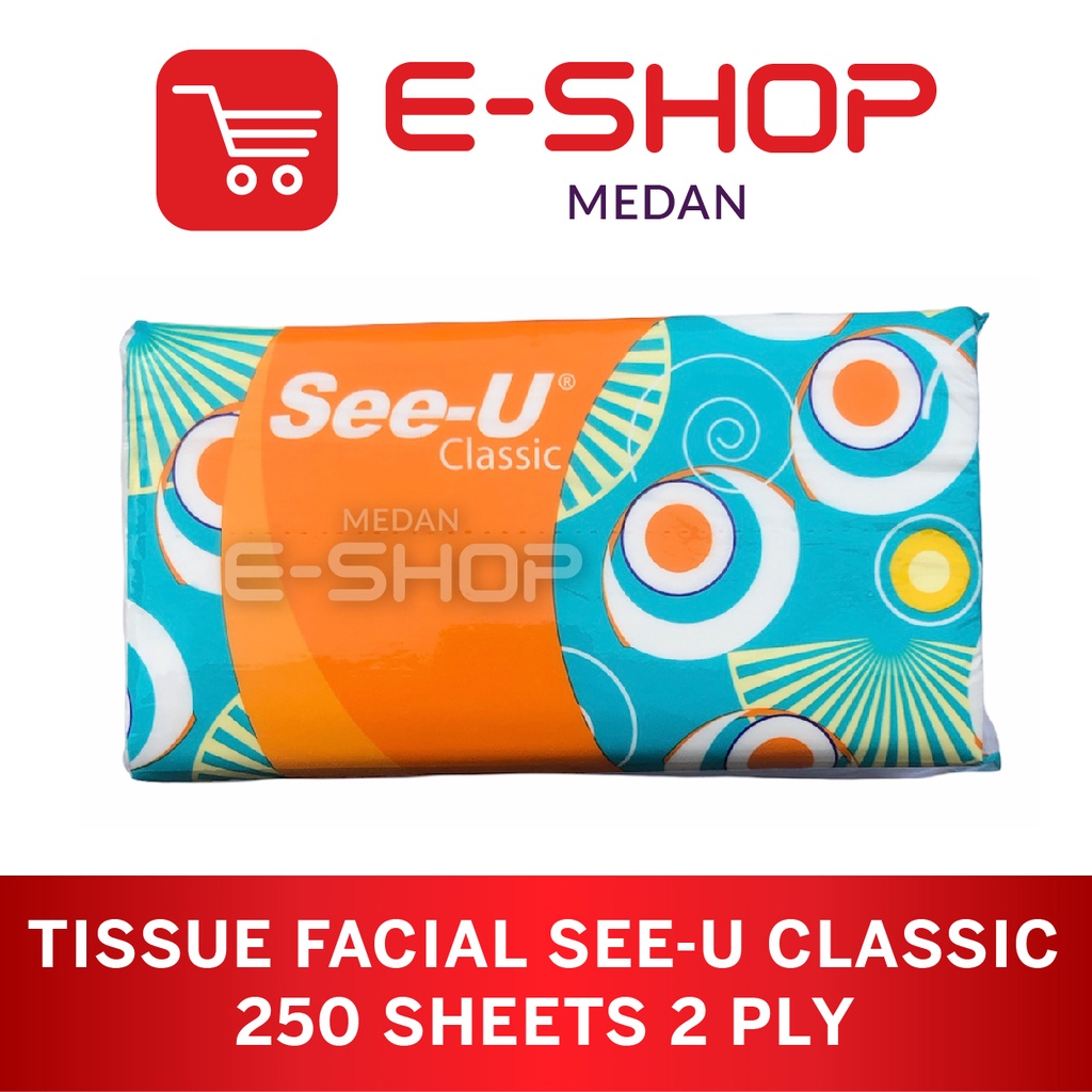 Jual Facial Tissue Tisu See-U See U Classic Facial 250 Sheets 2 ply (1 ...