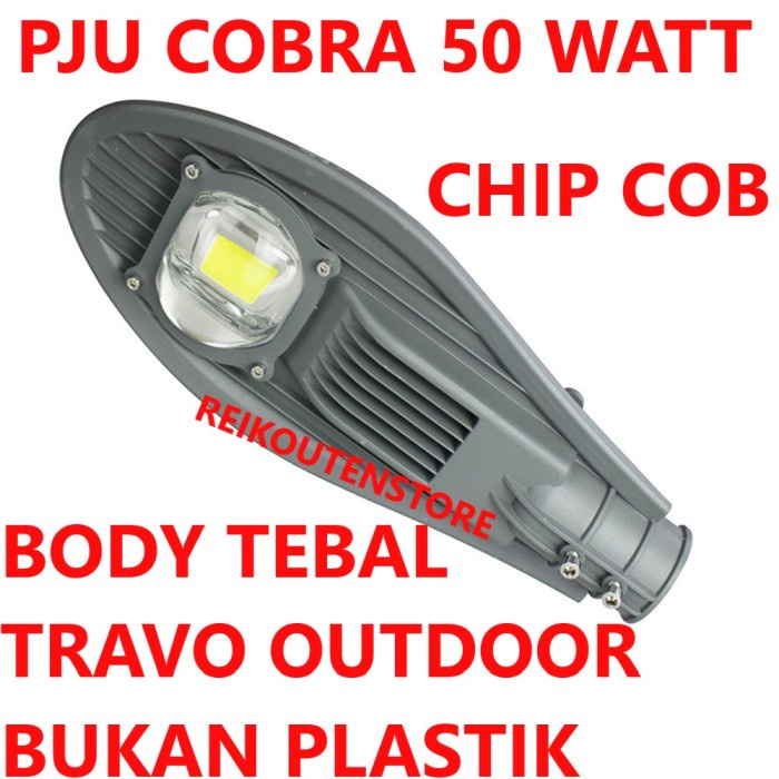 Jual G40Gtt01G LAMPU JALAN 50W PJU LED 50 WATT KAP SOROT COBRA OUTDOOR COB 50 W PUTIH HYH2012 ...
