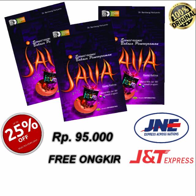Jual Buku ESENSI ESENSI BAHASA PEMROGRAMAN JAVA + DVD | Shopee Indonesia