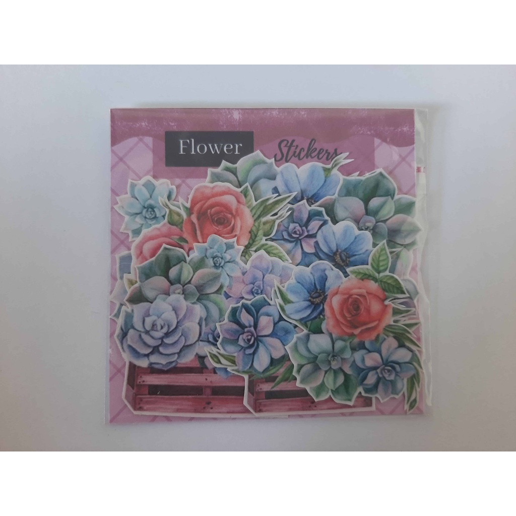 Jual Sticker aesthetic bunga/flower untuk scrapbook/jurnaling murah ...
